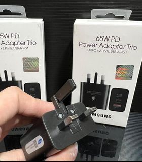 65W PD Power Trio Adapter 2 PD Port USB-C, 1 USB-A Port Super Fast ...