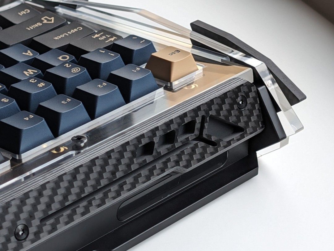 75% Custom Mechanical Keyboard (BlueSamurai0601) - Fully Modded Aluminium Case Tri Mode ...