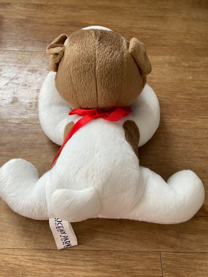 Ocean Park 海洋公園攤位公仔 - 趴地狗, 興趣及遊戲, 玩具 & 遊戲類 - Carousell