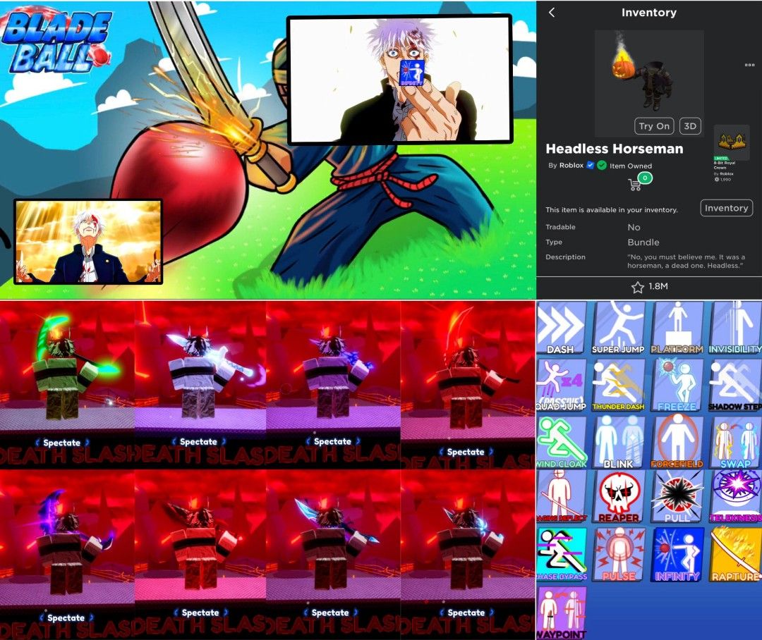 🥶🔥 (INFINITY) BLADE BALL ACCOUNTS 🤑💰, Video Gaming, Gaming Accessories ...