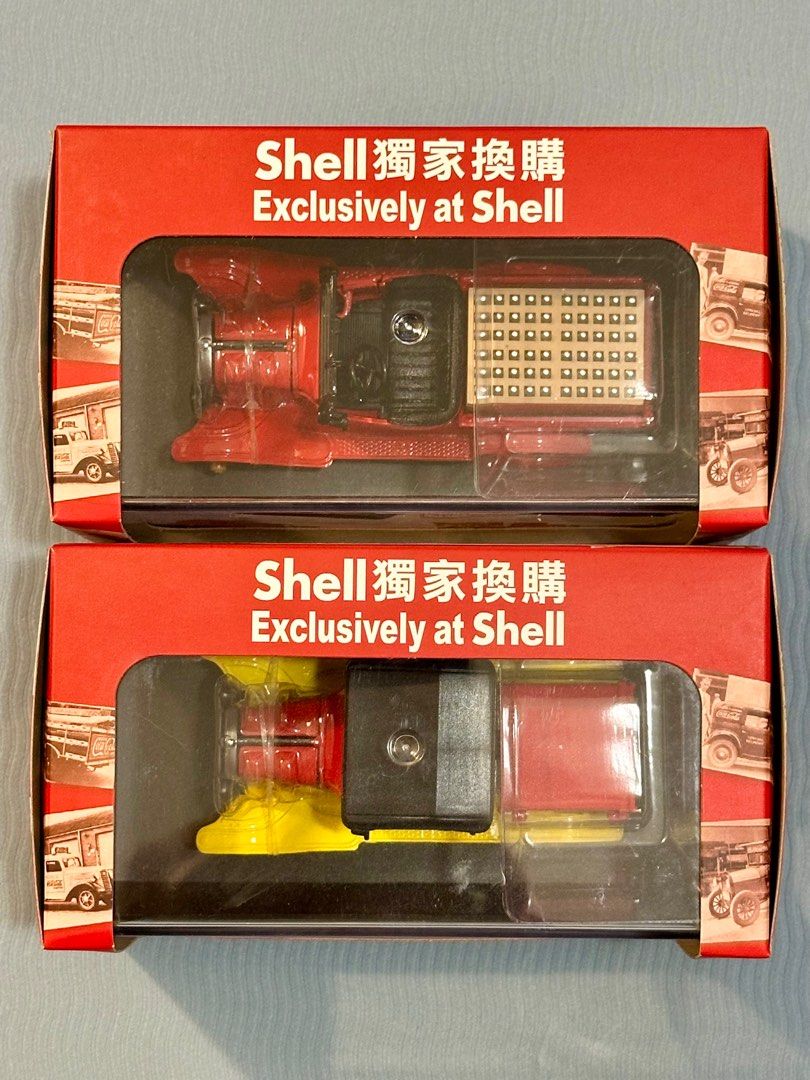 經典懷舊模型車 Shell CocaCola x Ford（兩架）, 興趣及遊戲, 玩具 & 遊戲類 - Carousell
