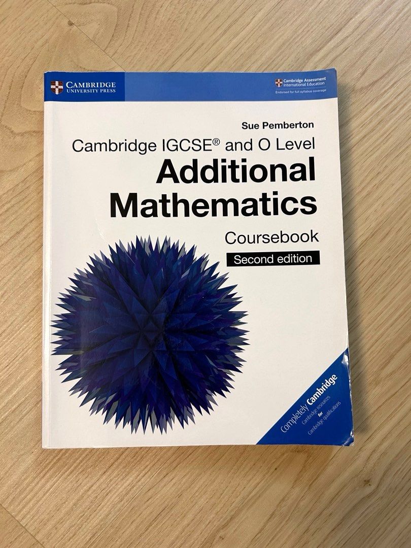 Additional mathematics coursebook cambridge IGCSE and O Level (second edition), Hobbies & Toys ...