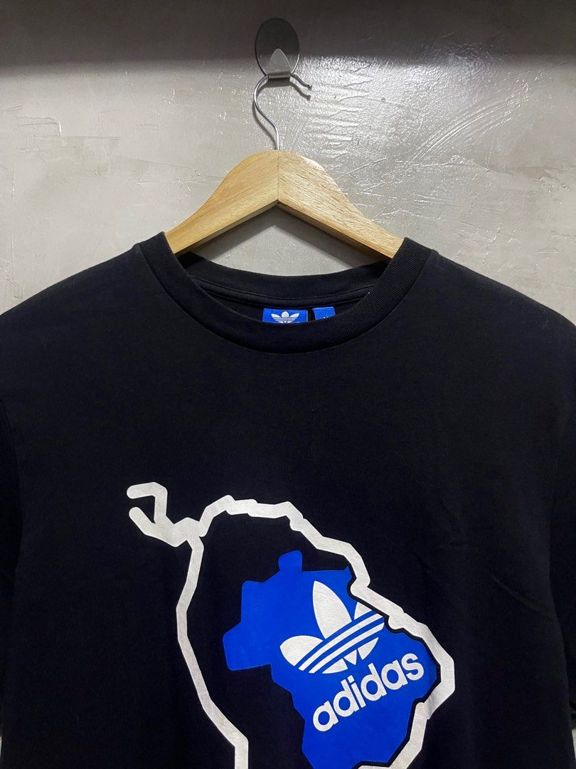 Adidas Map shirt, Men's Fashion, Tops & Sets, Tshirts & Polo Shirts on ...