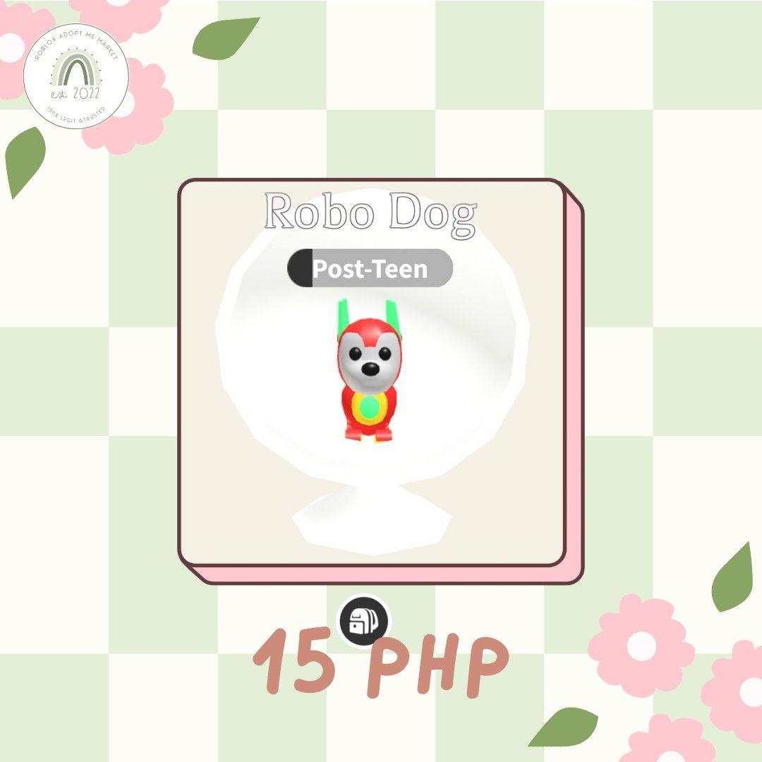 Adopt me Ride Robo Dog (gcash only), Video Gaming, Gaming Accessories ...