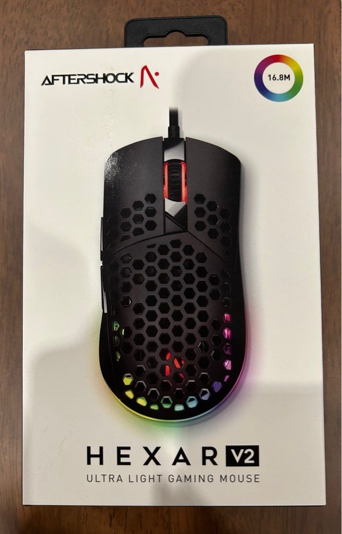 Aftershock Hexar V2 Ultra Light Gaming Mouse, Computers & Tech, Parts ...