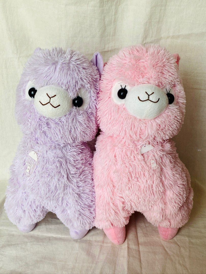 Alpacasso AlpacaAMUSE Pink & Lavender Fresh Soda 50ccm Large Plush ...