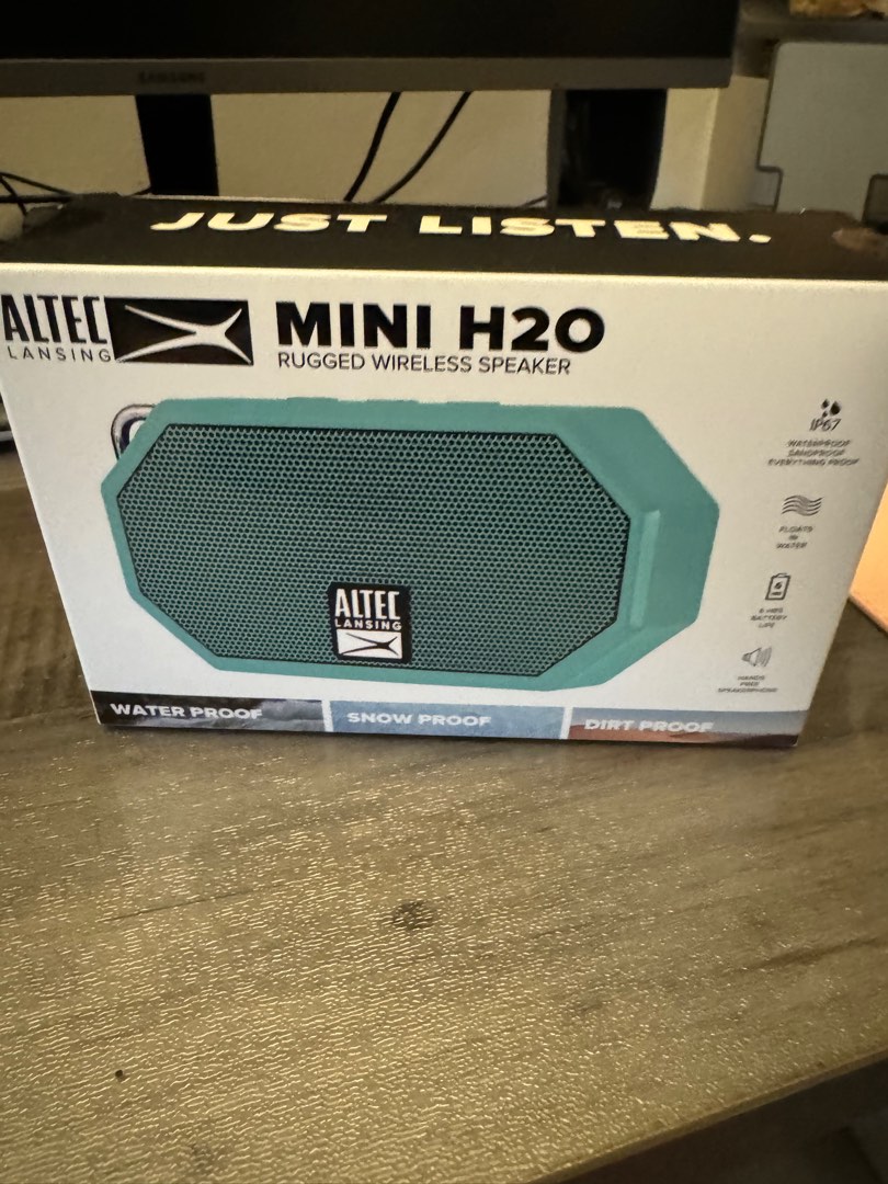 Altec Lansing Mini H20 Rugged Wireless Speaker, Audio, Soundbars ...