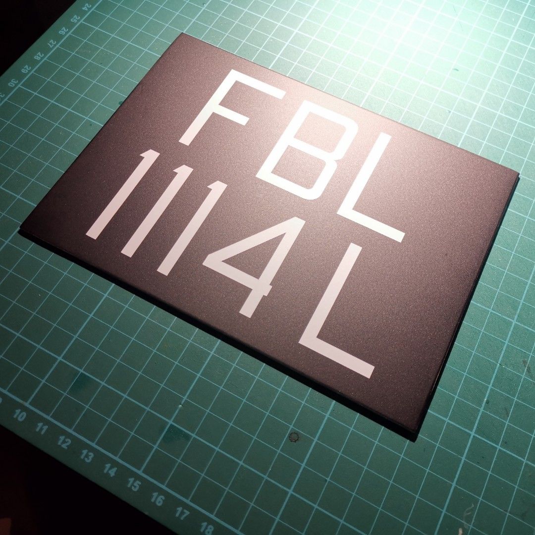 Aluminium Sticker LTA Compliant License Plates, Motorcycles, Motorcycle ...