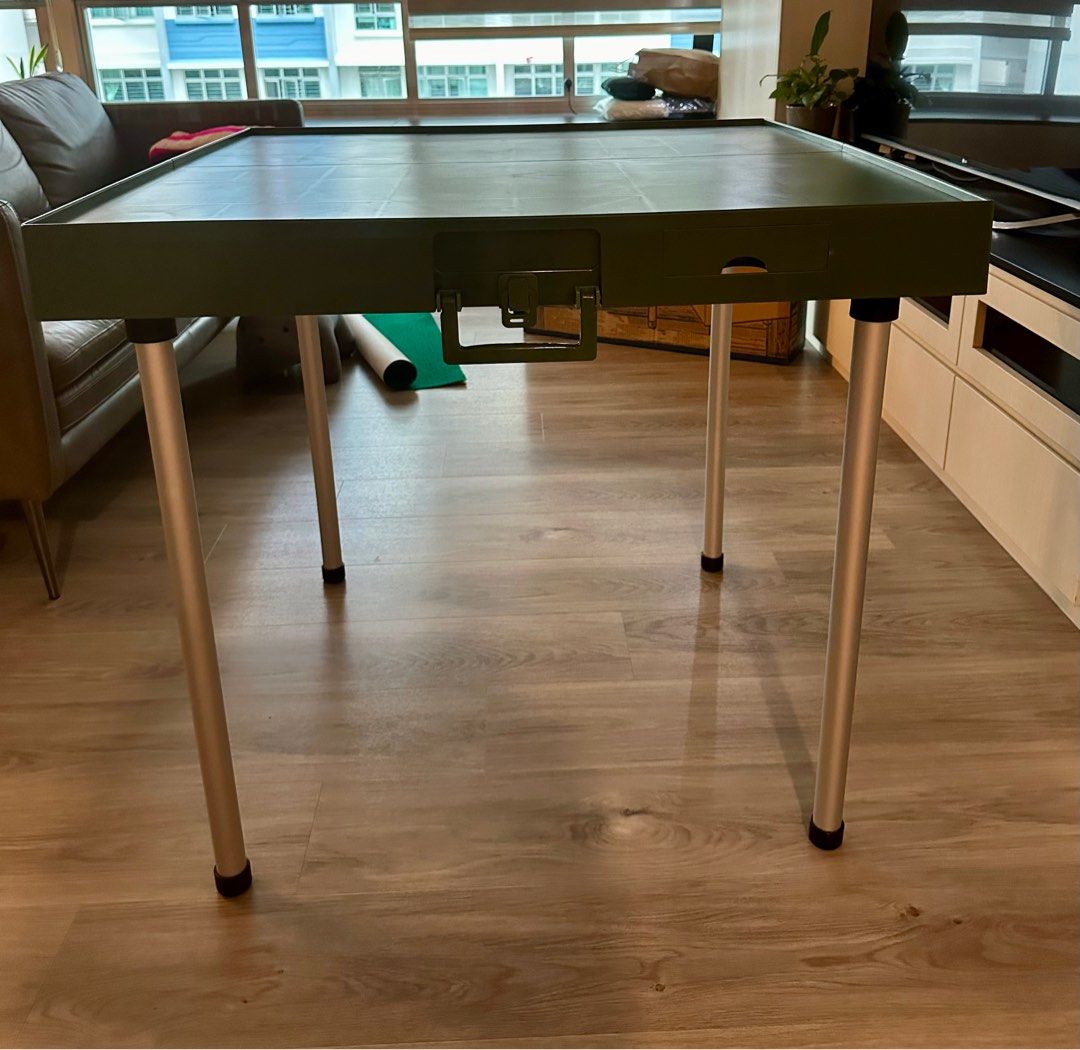 Apollo Portable Folding Mahjong Table ( with box), Furniture & Home ...