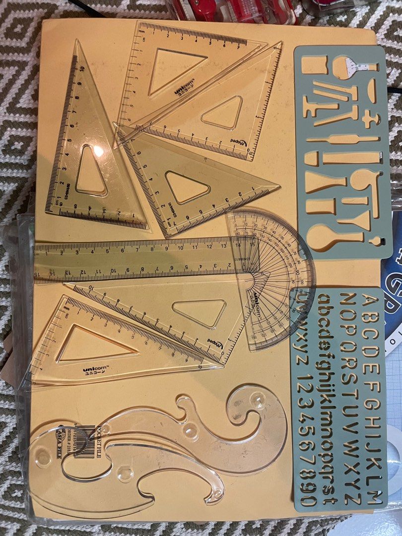 Assorted Maths Rulers Sets, Everything Else, Others on Carousell