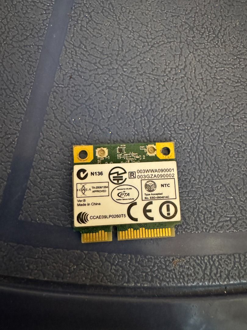 Atheros AR5B93 Half Height MINI PCI-E Wireless WiFi Card 300Mpbs 802 ...