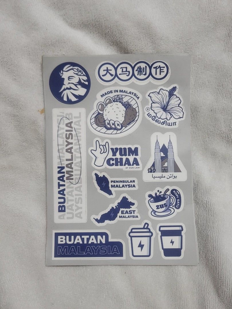 Authentic Zus Coffee Stickers, Hobbies & Toys, Stationery & Craft, Art ...