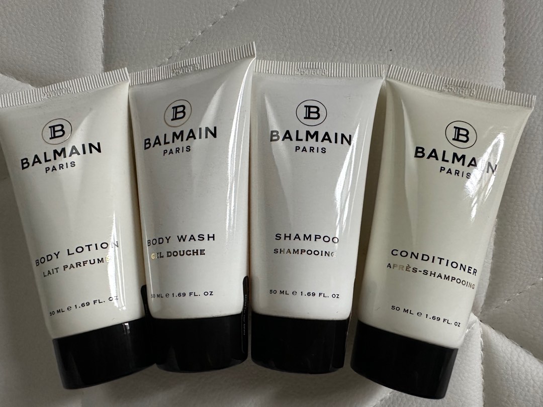 BALMAIN with free Crabtree & Evelyn SET, Beauty & Personal Care, Bath ...