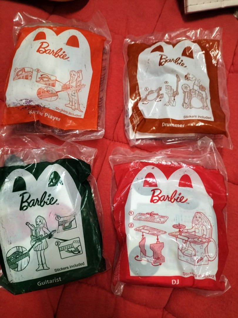 Barbie x McDo Happy Meal Toys 2023 Sealed, Hobbies & Toys, Toys & Games ...