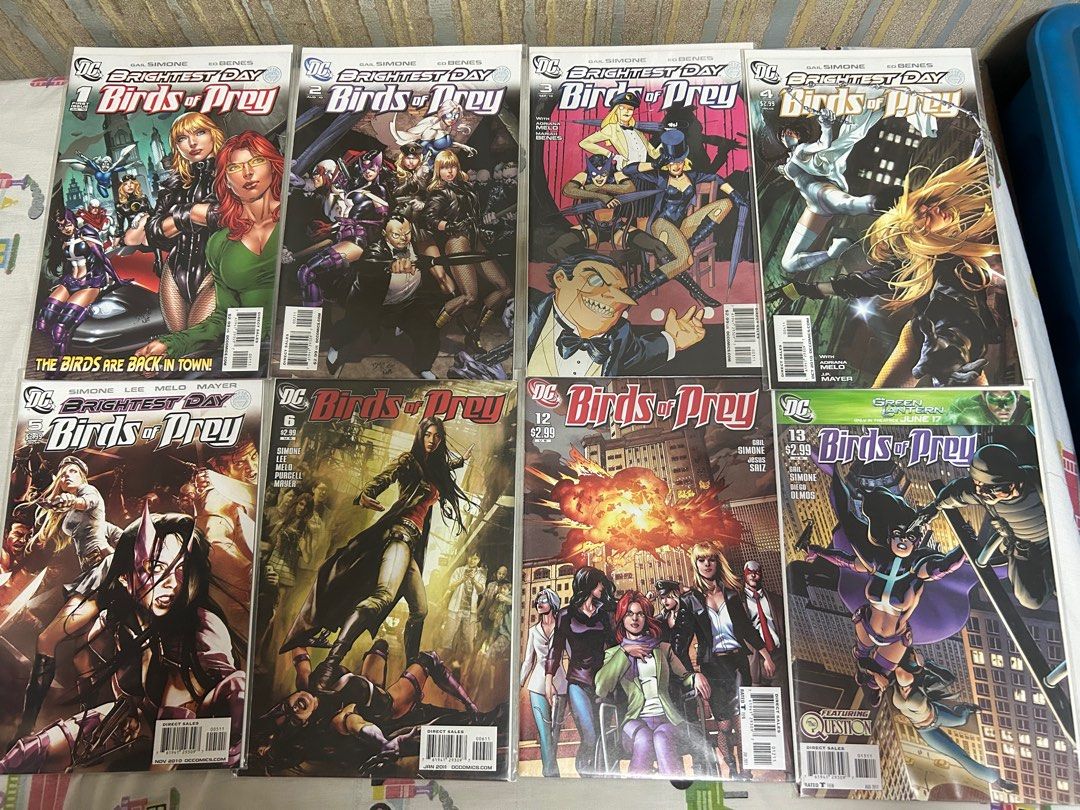 Birds of Prey by Gail Simone #1-6, 12-13 set, Hobbies & Toys, Books ...