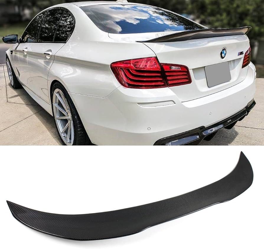 BMW F10 PSM real carbon fiber bootlip / spoiler, Car Accessories ...