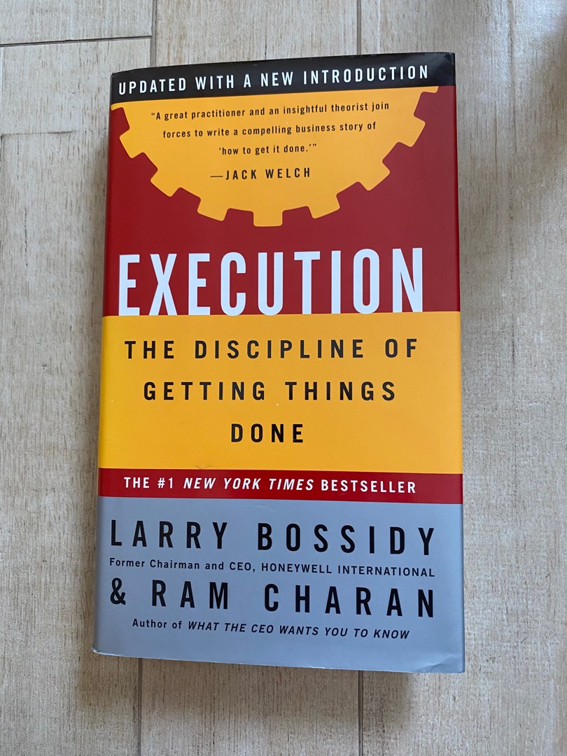 Book - Execution - The Discipline of Getting Things Done, Hobbies ...