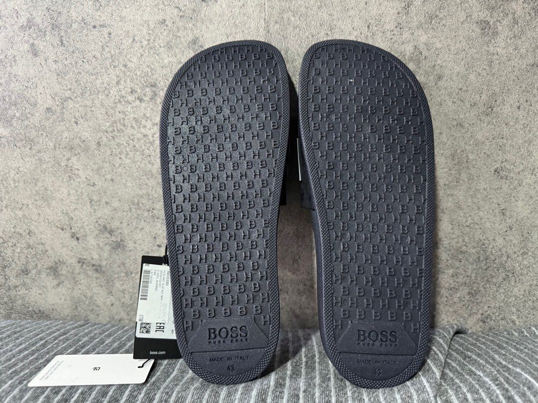 Boss Slides, Men's Fashion, Footwear, Slippers & Slides on Carousell