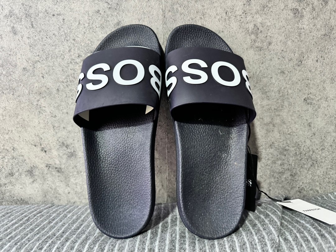 Boss Slides, Men's Fashion, Footwear, Slippers & Slides on Carousell