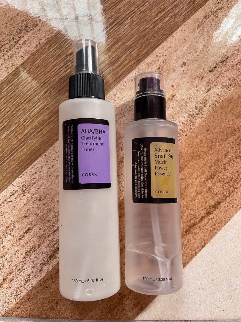 BUNDLE! COSRX Snail 96 Mucin Power essence + COSRX AHA BHA clarifying ...