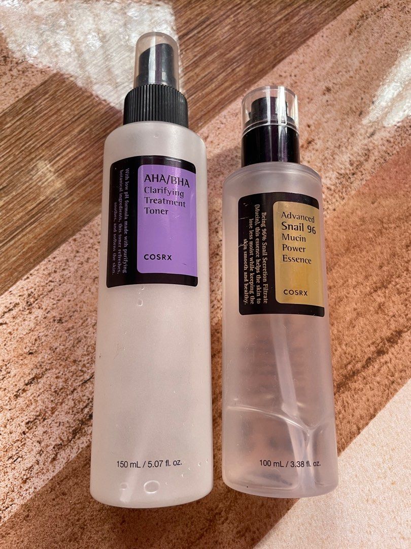 BUNDLE! COSRX Snail 96 Mucin Power essence + COSRX AHA BHA clarifying ...