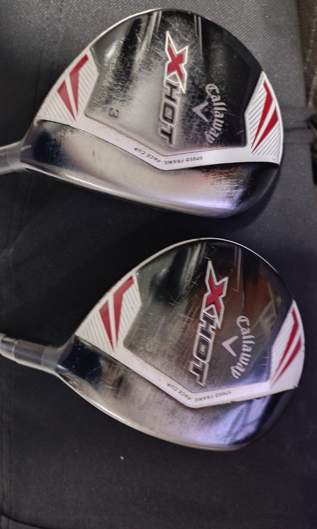 Callaway X Hot Fairway wood 3 & 5, Sports Equipment, Sports & Games, Golf on Carousell