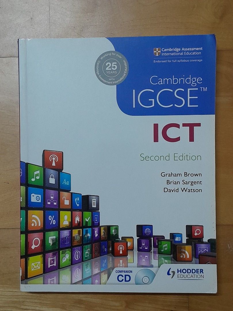 Cambridge Igcse Ict Second Edition Textbook Hodder Education Hobbies