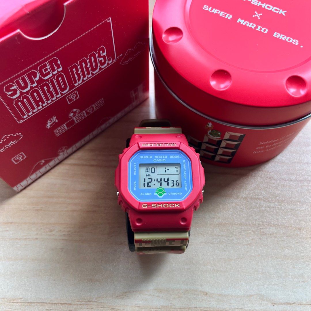 Casio G-Shock Super Mario Bros. Limited Edition, Men's Fashion, Watches ...
