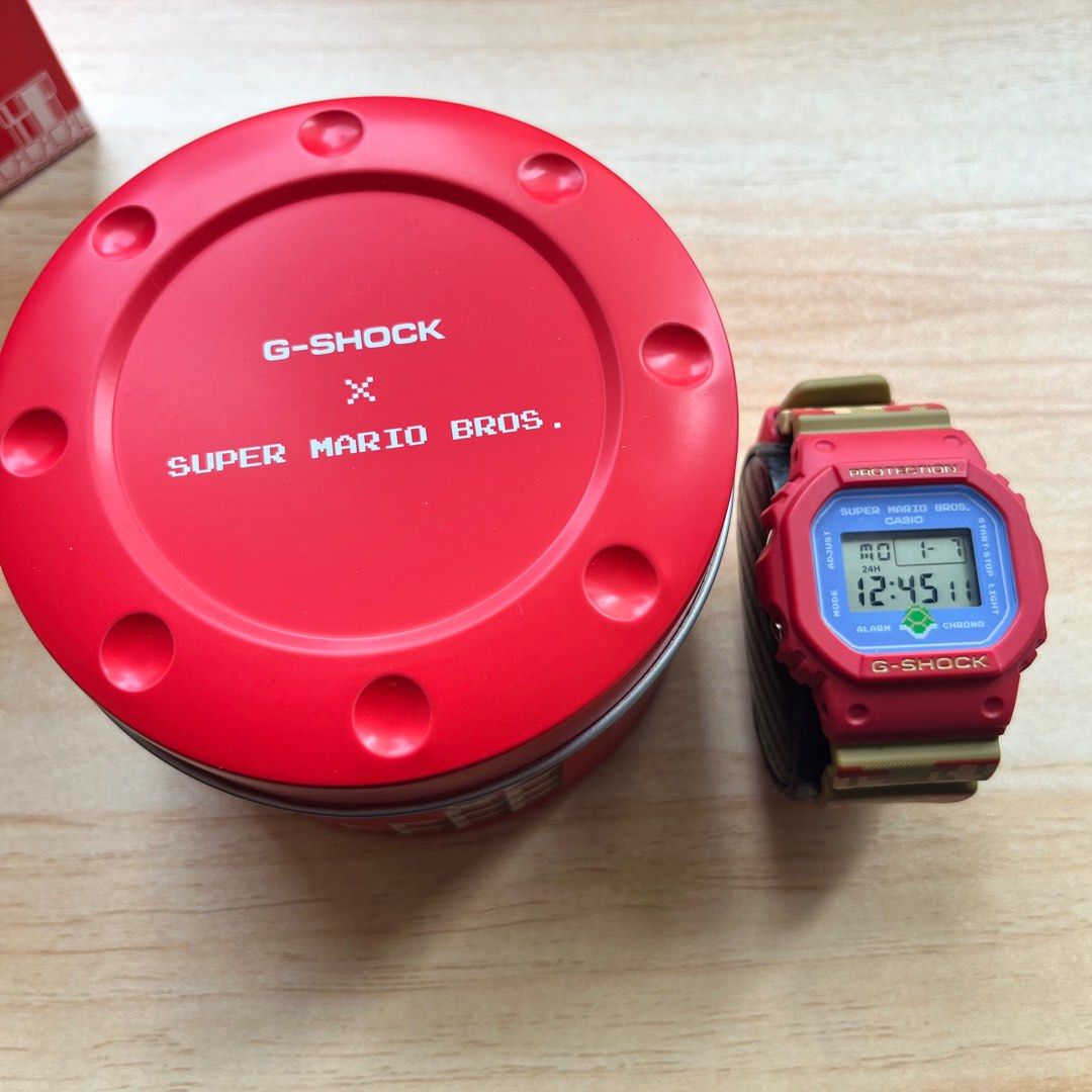 Casio G-Shock Super Mario Bros. Limited Edition, Men's Fashion, Watches ...