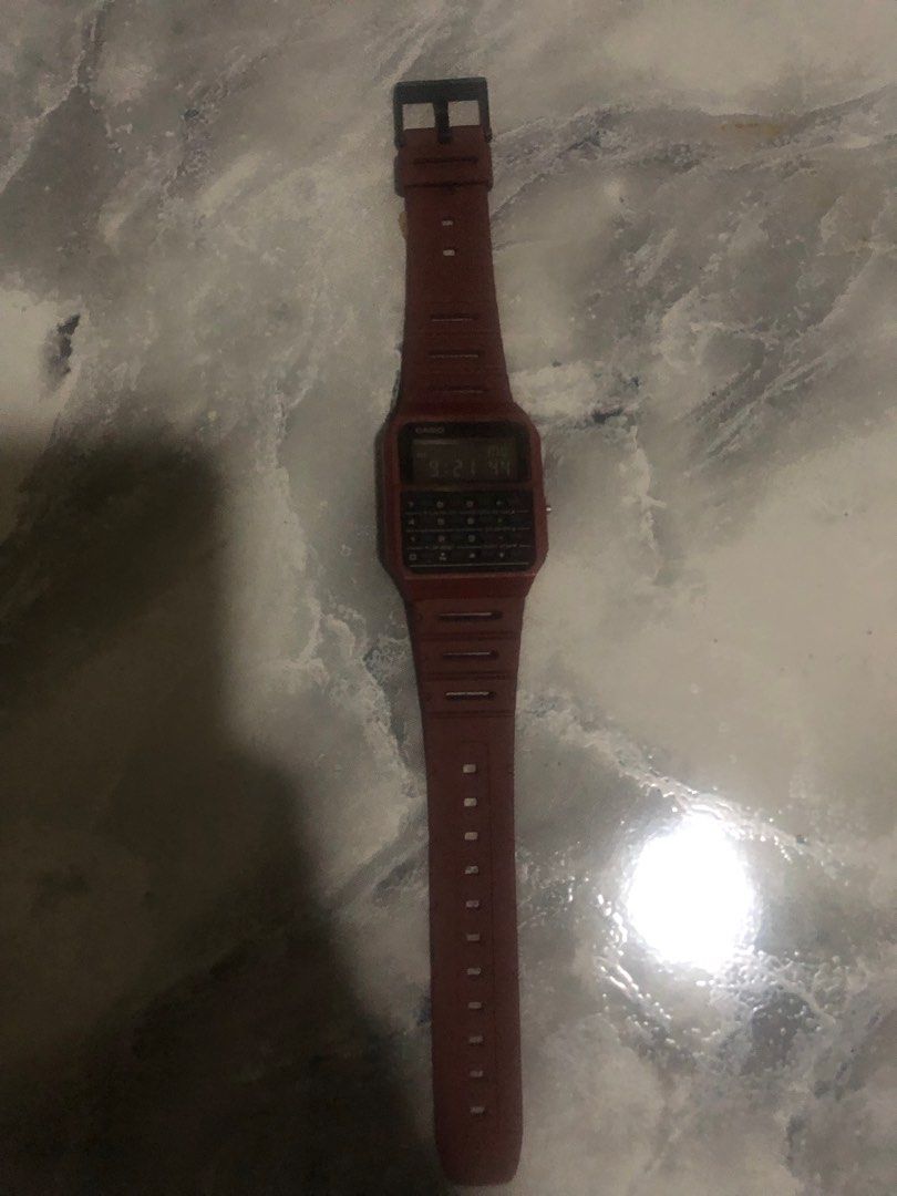 Casio Red Watch, Men's Fashion, Watches & Accessories, Watches on Carousell