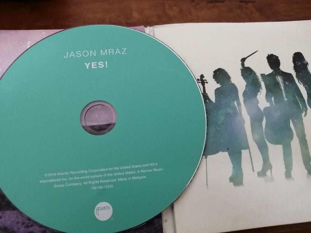 (CD) Jason Mraz Yes, Hobbies & Toys, Music & Media, CDs & DVDs on Carousell