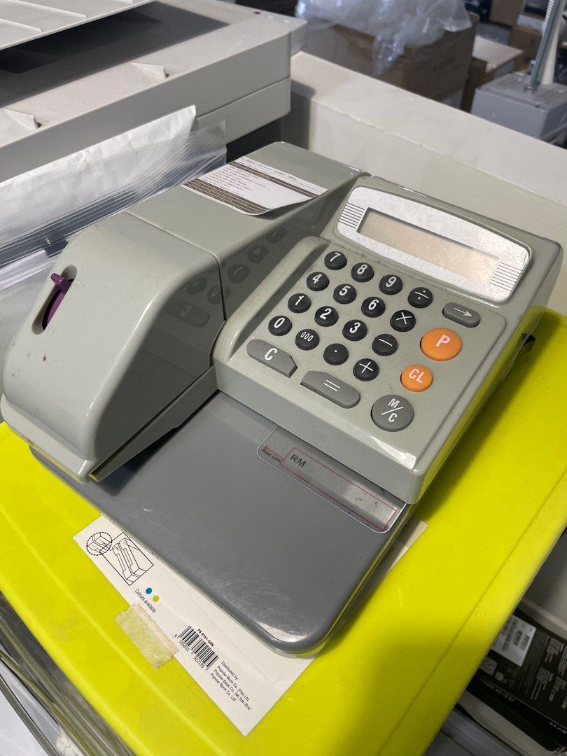 Cheque writer office cheque machine company MCEC 310, Computers & Tech ...