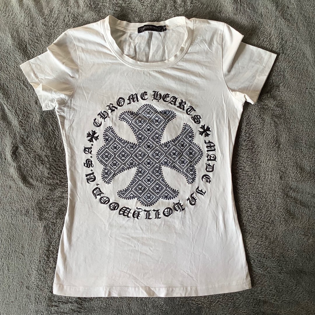 Chrome hearts top, Women's Fashion, Tops, Blouses on Carousell