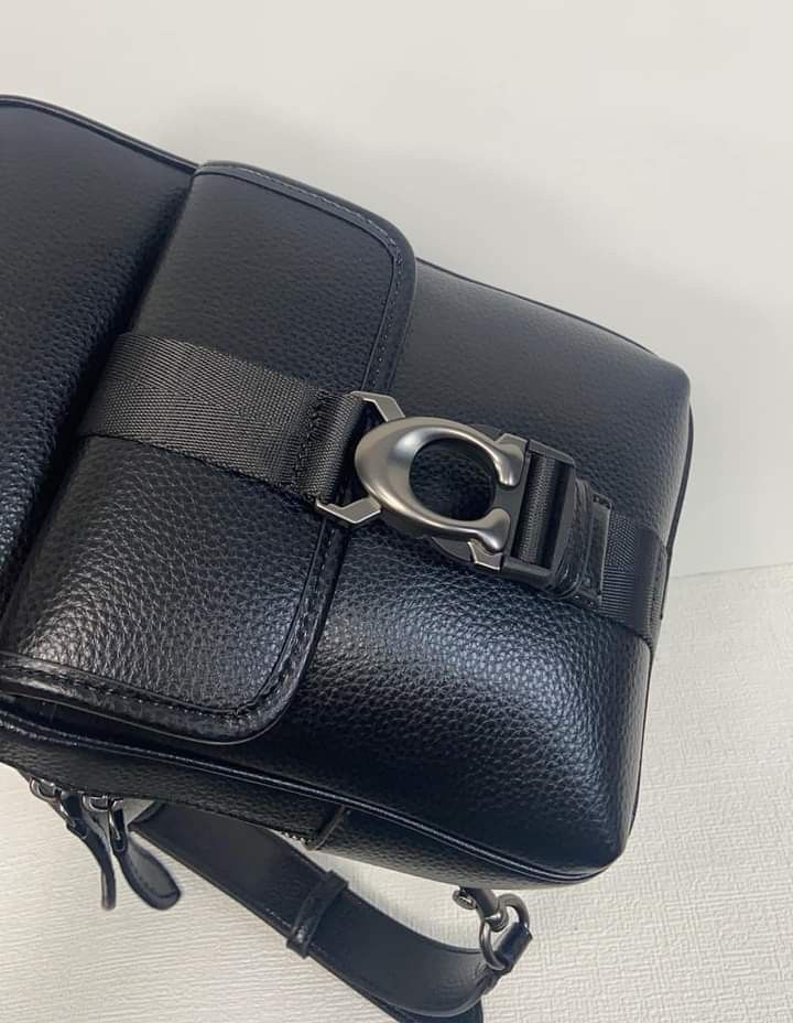 Coach Beck Pack In Black Leather, Men's Fashion, Bags, Backpacks on ...