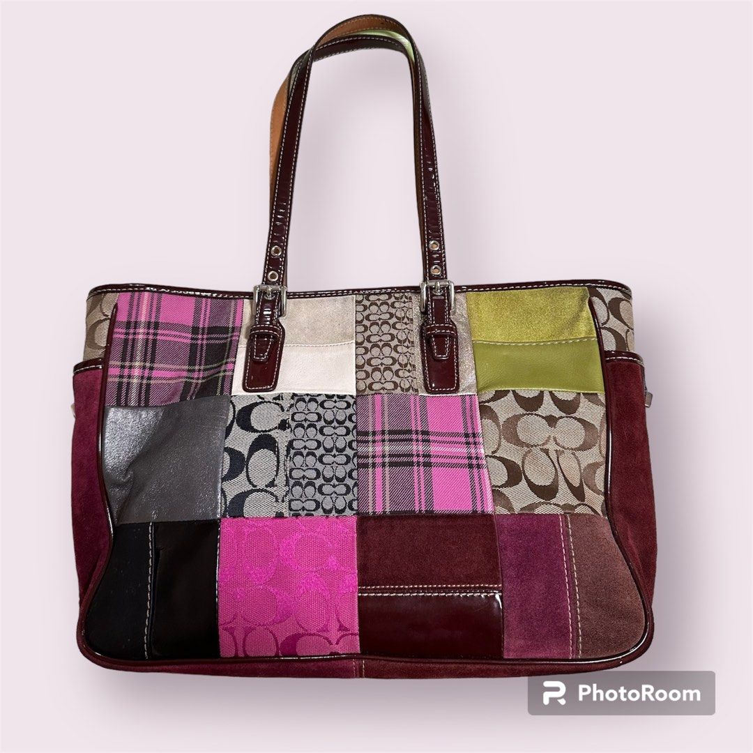 coach patchwork handbag, Luxury, Bags & Wallets on Carousell