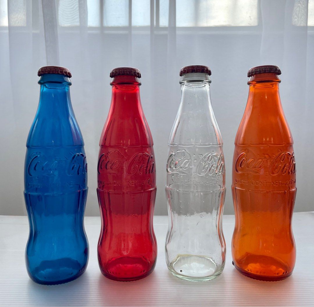 Coca-Cola Colored Glass Bottles Mexico. Empty, Hobbies & Toys ...