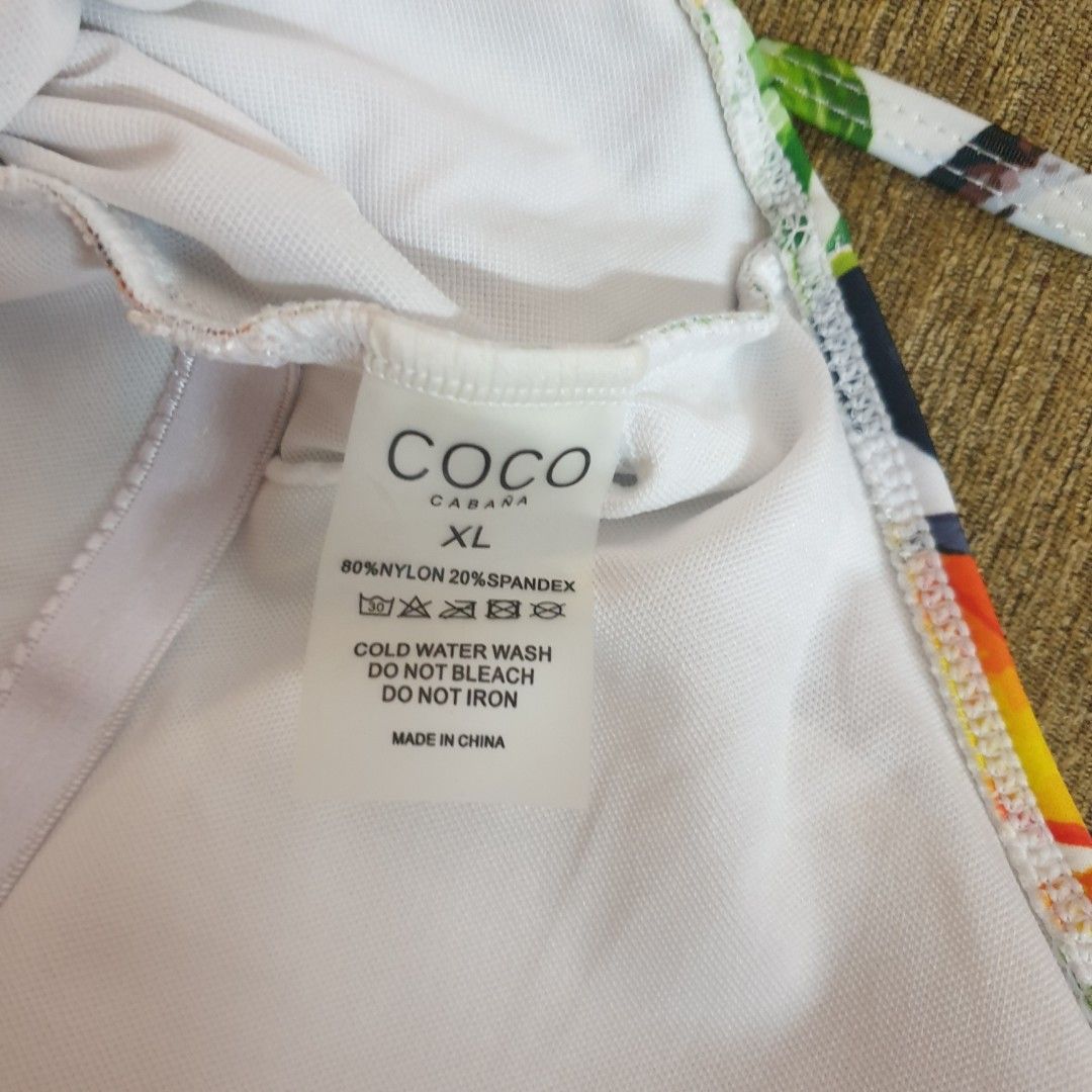 Coco Cabana Tropical Swimsuit (XL), Women's Fashion, Swimwear, Bikinis ...