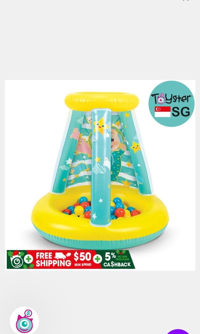 Cocomelon inflatable playland ball pit, Babies & Kids, Infant Playtime ...