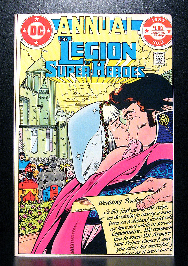 COMICS: DC: Legion of Super-Heroes Annual #2 (1983), Wedding of Karate ...