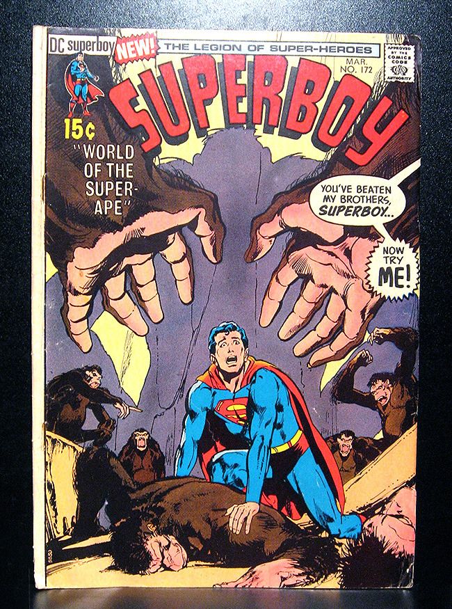 COMICS: DC: Superboy #172 (1971), 1st app of Yango the Super Ape/origin ...