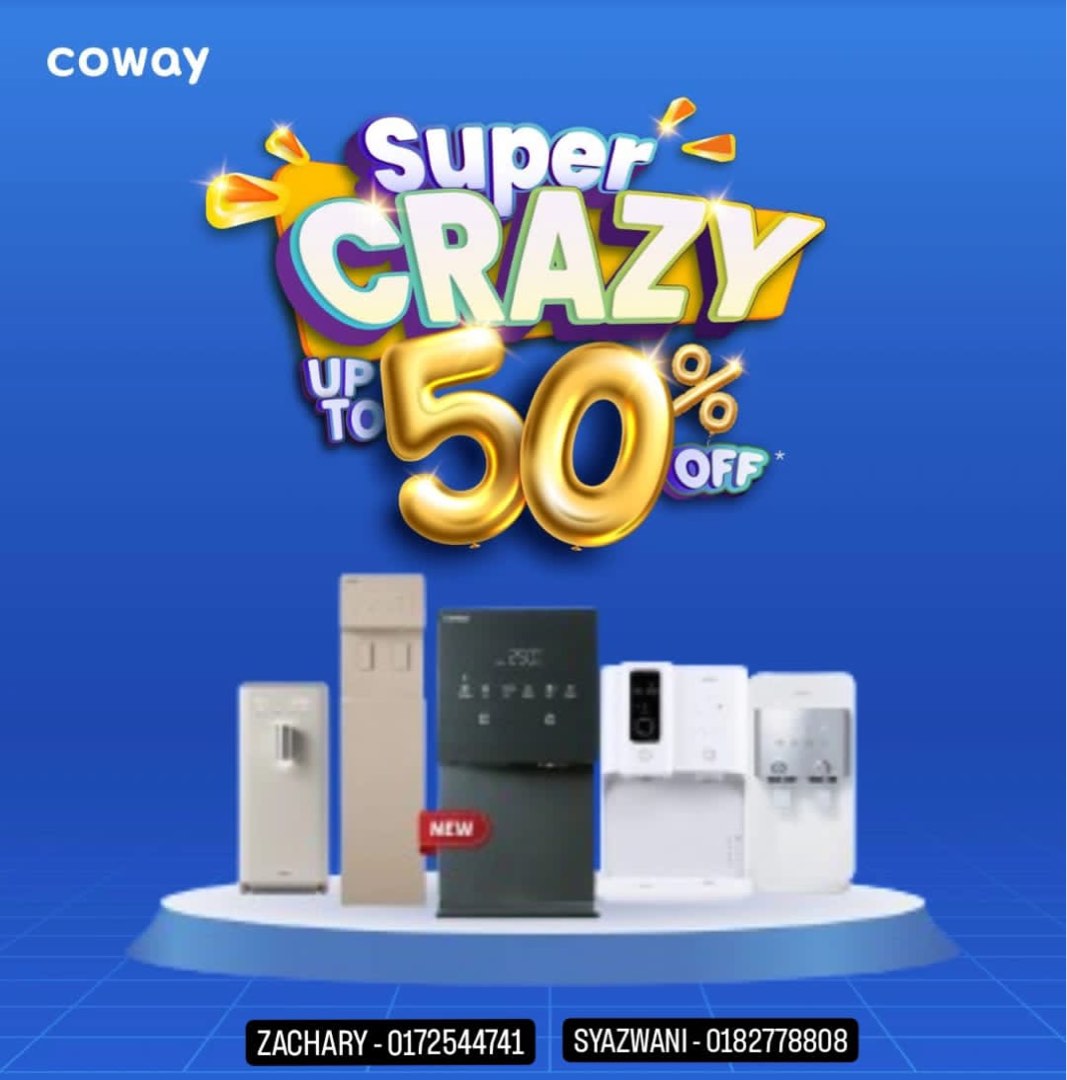 Coway super crazy promotion, TV & Home Appliances, Kitchen Appliances ...