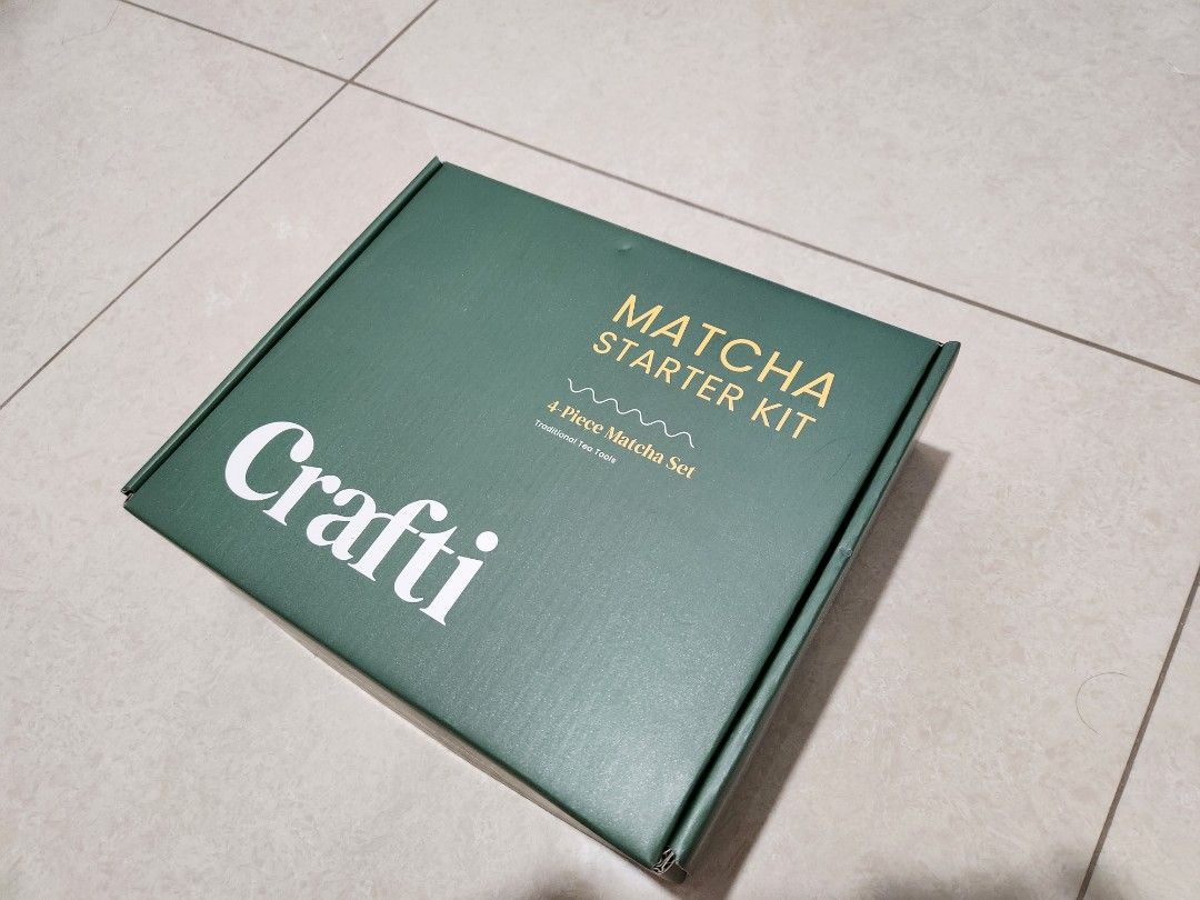 Crafti Matcha Starter Kit, Health & Nutrition, Health Supplements ...