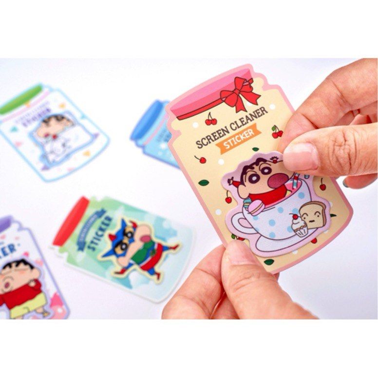Crayon Shin Chan Screen Cleaner Sticker, Mobile Phones & Gadgets ...