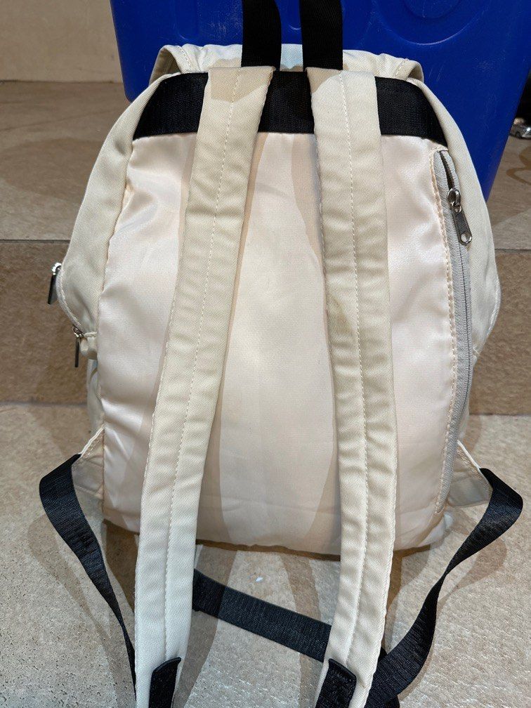 Cream backpack, Women's Fashion, Bags & Wallets, Backpacks on Carousell