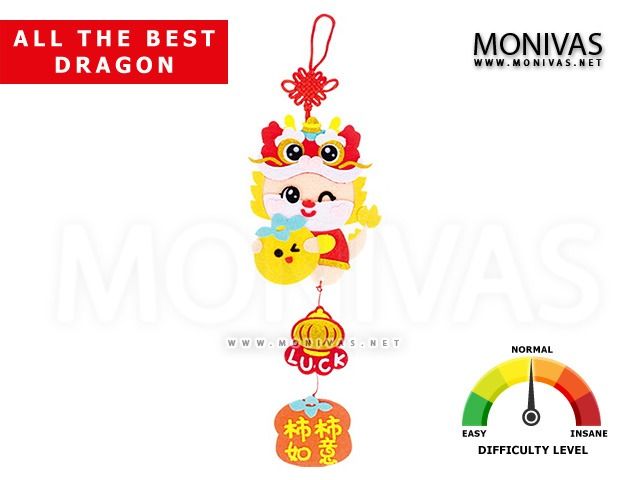 Creative 2024 Dragon Year CNY Decorations DIY Crafting Chinese New Year ...