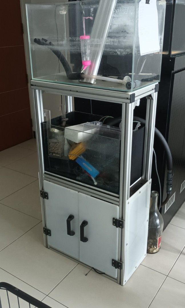 Fish tank set Custom 2 tier 2ft profile rack full setup, Pet Supplies ...