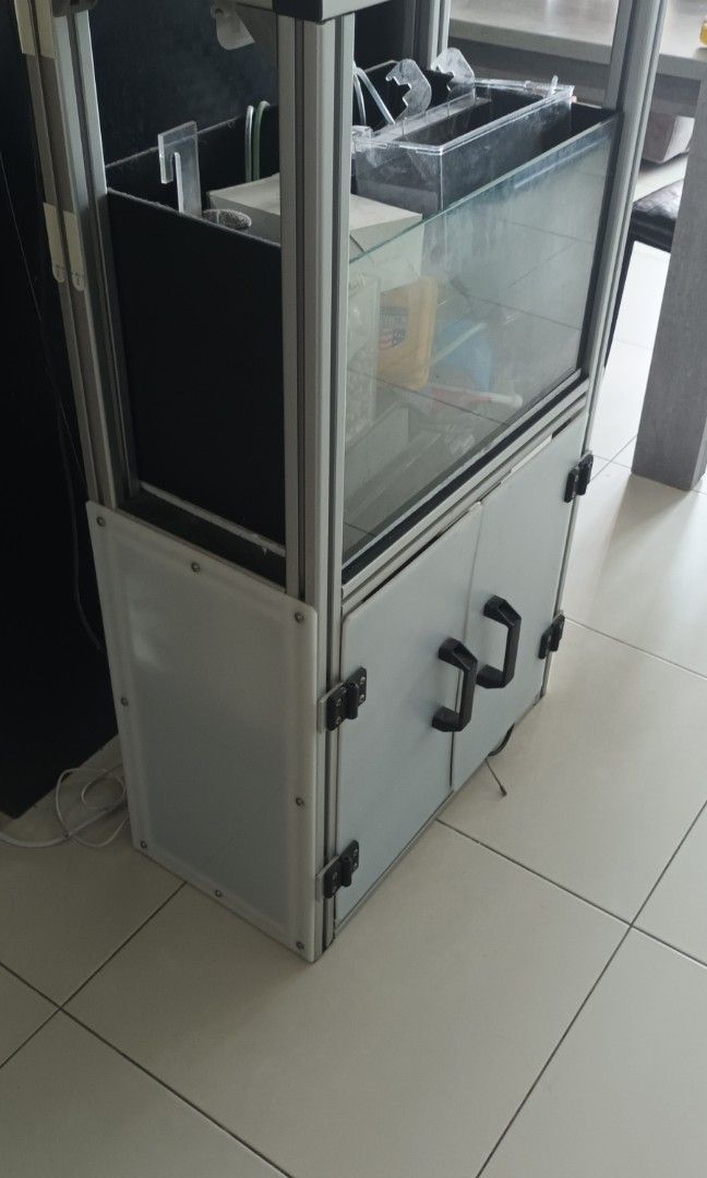 Fish tank set Custom 2 tier 2ft profile rack full setup, Pet Supplies ...