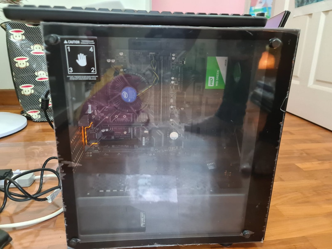 Custom Made Desktop & 27" Dell Monitor With free Wireless Keyboard ...
