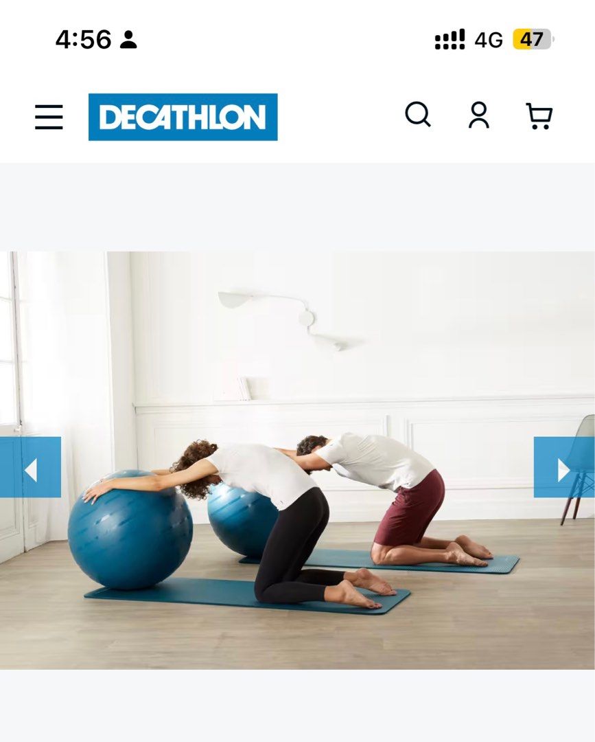 Decathlon home exercise ball, Sports Equipment, Exercise & Fitness ...