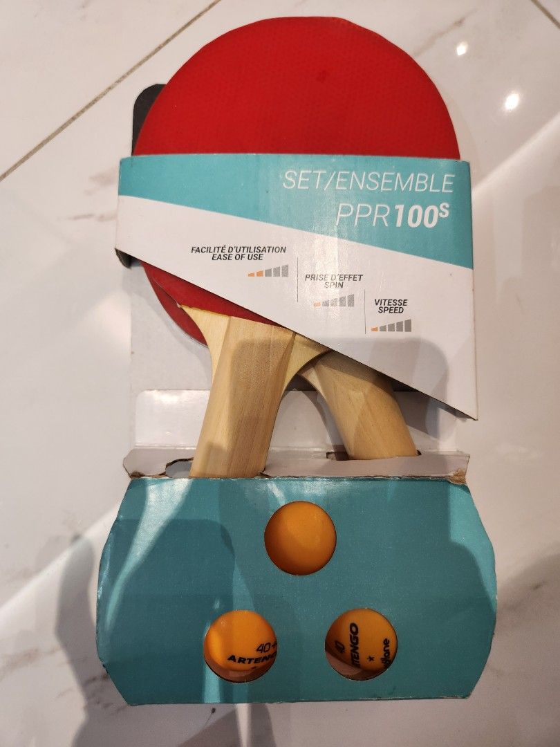 Decathlon Table Tennis Set, Sports Equipment, Sports & Games, Racket ...